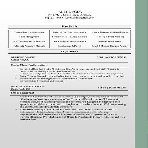 RESUME-JANET SODA | PDF