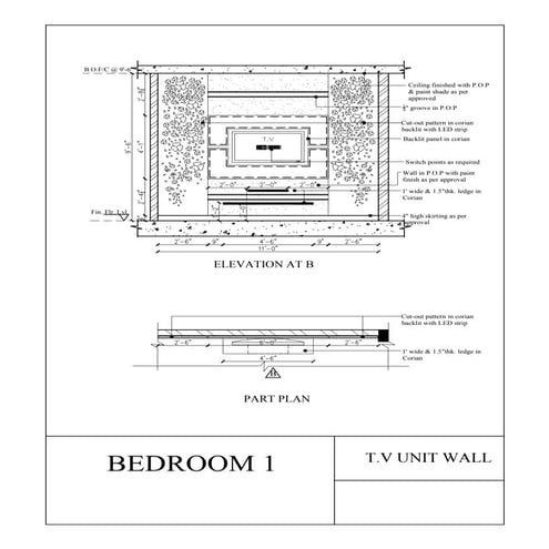 BEDROOM 1_ELEVATIONS-Model2 | PDF