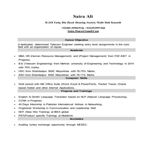 Saira Ali(new) | DOCX