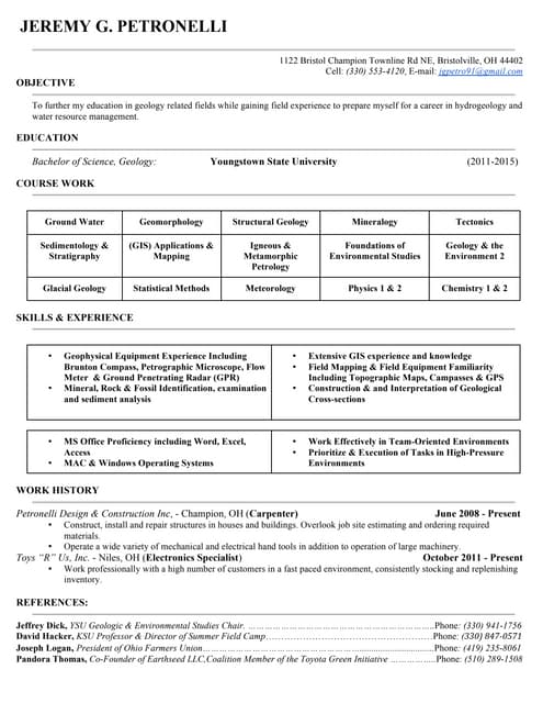 Hunter Resume-E | PDF