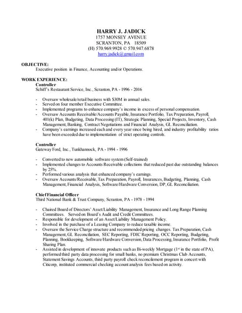 Resume 5'15 | PDF
