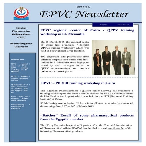 EPVC newsletter sixty three-April 2015 | PDF
