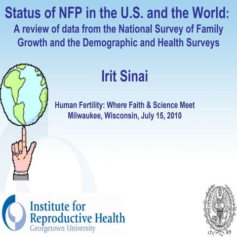 Status of NFP in the U.S. and the World: A review of data from the ...