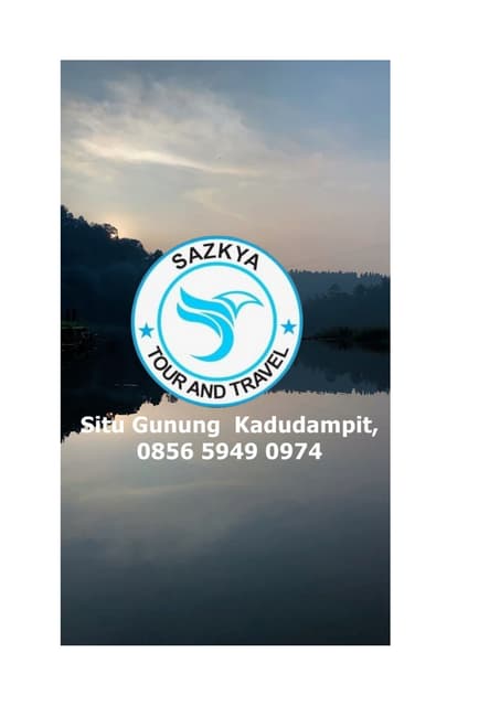 Situ Gunung Jampang , 0856 5949 0974 | PDF