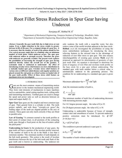 1.6 interference in gears | PPTX