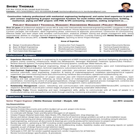 Resume - Shibu Thomas rev | DOCX