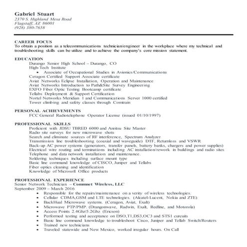 Gabriel Stuart resume | DOCX