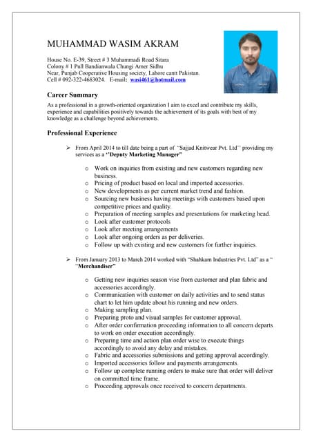 Alamin CV Update | PDF