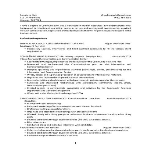 Robert Baker Resume/CV | PDF
