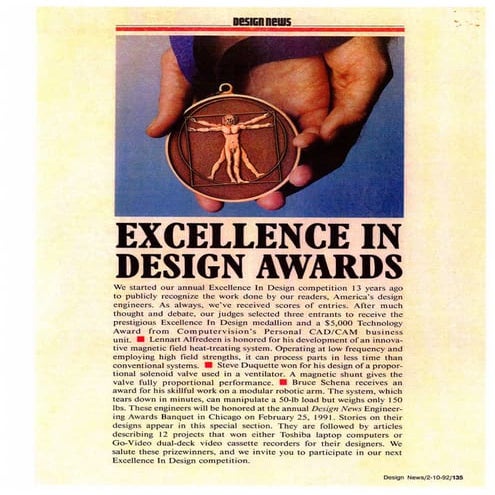 Excellence In Design Award | PDF