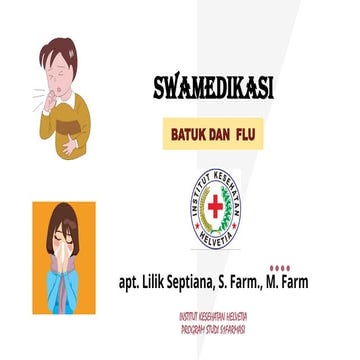 Batuk Dan Flu Common Cold Pasca Covidpptx Pptx