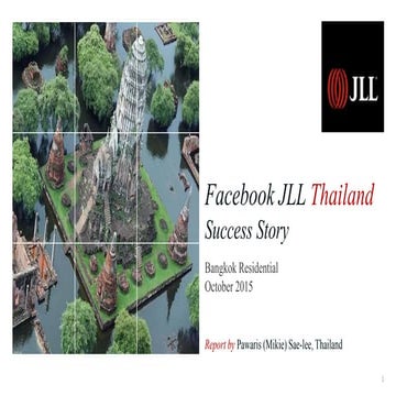 JLL Thailand - Facebook Advertising Report OCT2015 | PPT