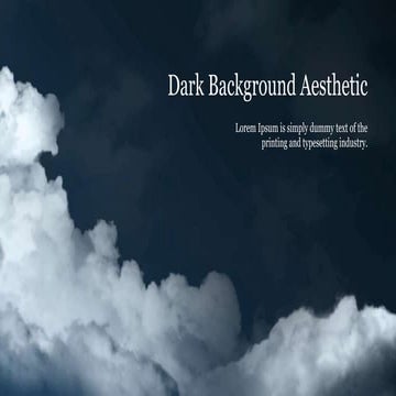 Dark Background Aesthetic for ppt by mohit pandey | PPTX