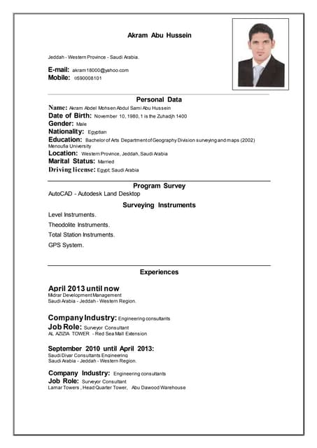 Cv English | DOCX | Civil Engineering Industry | Industries