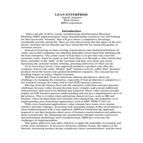 Fram Solution Showcase (LEAN) | PDF