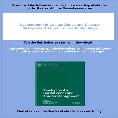 Development in Coastal Zones and Disaster Management 1st ed. Edition ...