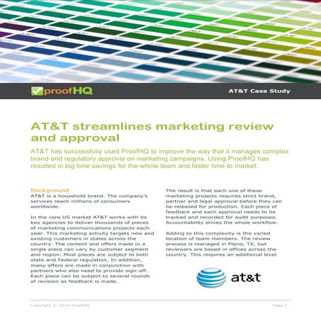 AT&T Case Study | PDF