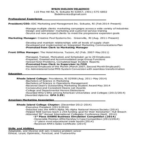 Rachel Resume 9-14-16 | PDF