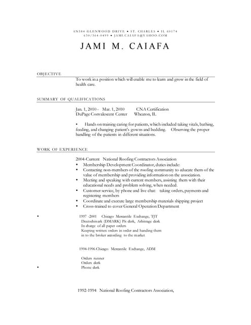 Healthcare Resume-Claudette Cox 1 | DOCX