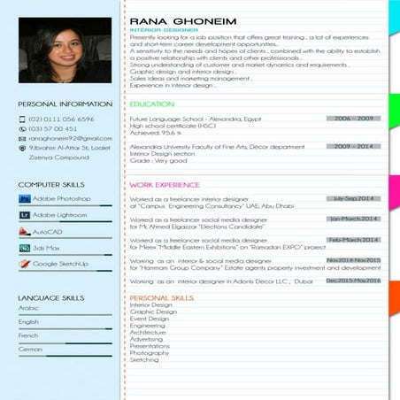 Rana Ghoneim CV | PDF