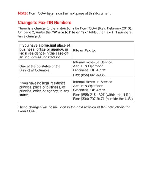 EIN Assignment Letter | PDF