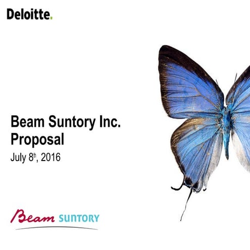 Beam Suntory Proposal Master | PPT