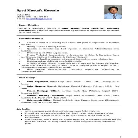 Muhammad arshad iqbal (c.v updated) m.b.a sales & marketing.pdf. | PDF