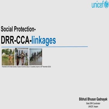 Social Protection - DRR - CCA | PPTX