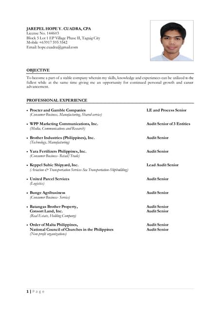 Jerome T De Gala_CV | PDF | Business Accounting & Finance | Business