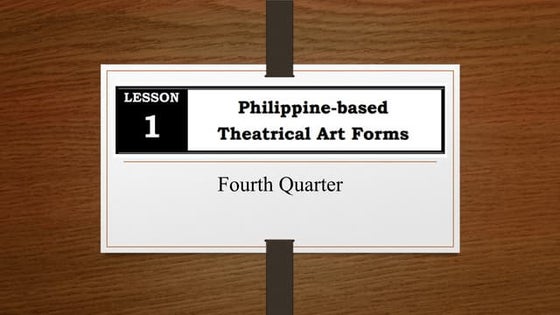 arts 10 quarter 4 module 1 powerpoint presentation | PPT