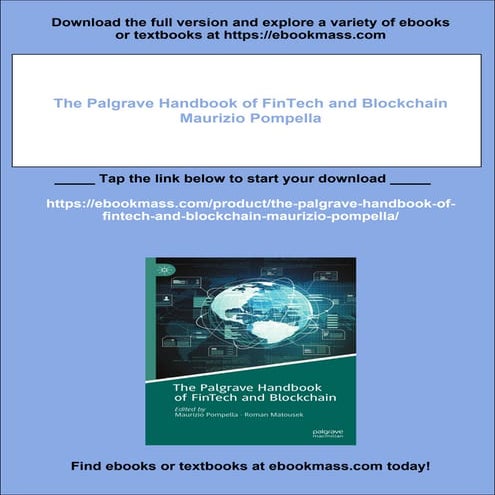 The Palgrave Handbook of FinTech and Blockchain Maurizio Pompella | PDF