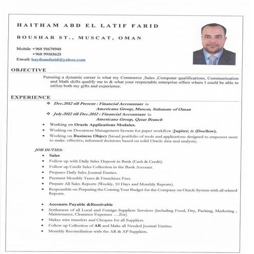 Haitham C.V. | PDF
