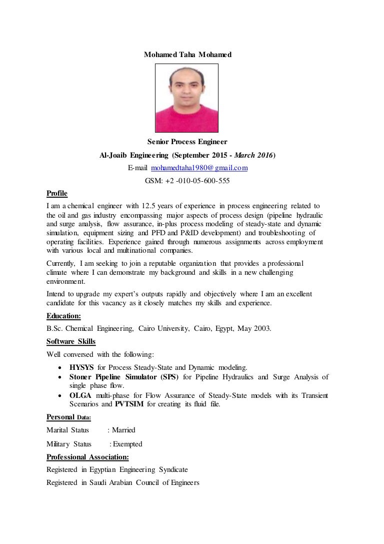 Final 2016 Mohamed Taha Resume