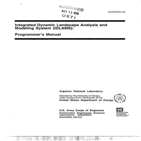 Integrated Dynamic Landscape Analysis And Modeling System Pdf