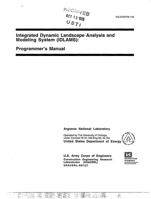 Integrated Dynamic Landscape Analysis And Modeling System Pdf
