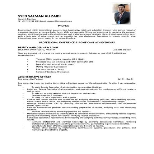 Resume Salman | DOC