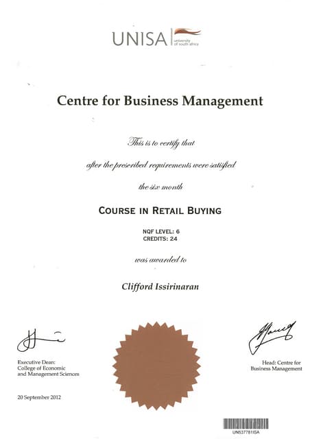 Matric Certificate | PDF