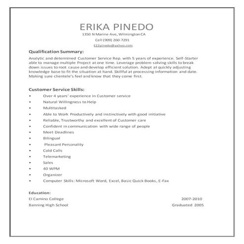 Admin Resume 1 | DOC