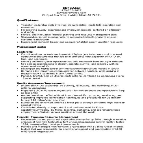 Razer Resume Sep 2016 | PDF