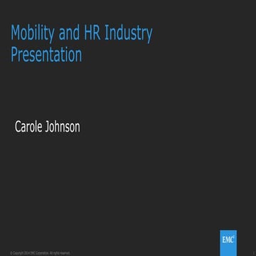 Mobility & HR | PPTX