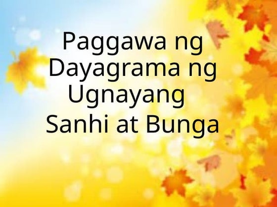 pagpapakita ng SAnhi at bunga sanhi at bunga | PPT