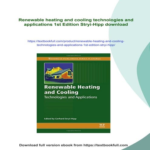 Renewable heating and cooling technologies and applications 1st Edition ...