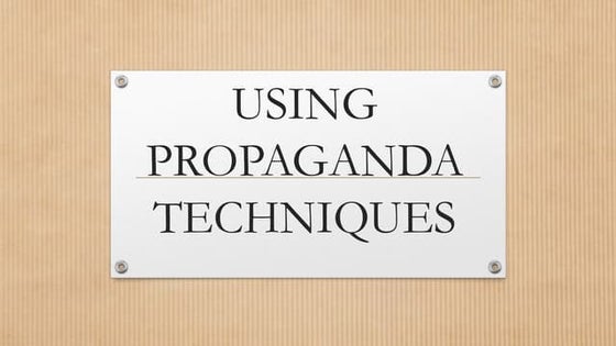 propaganda technique 2.pptx