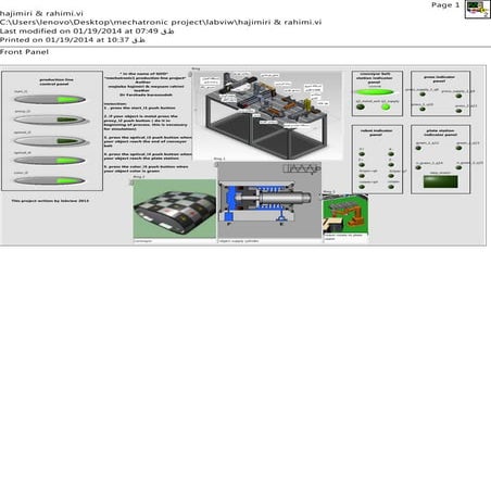 Labview front panel | PDF