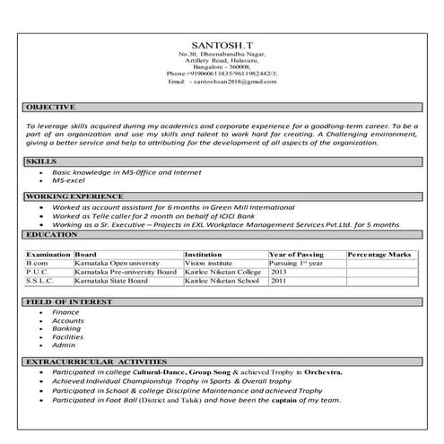 SANTOSH.T_resume | DOCX