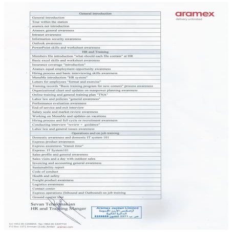 Aramex 2 | PDF