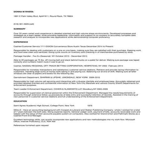 CHRISTIANS NEW RESUME | DOC