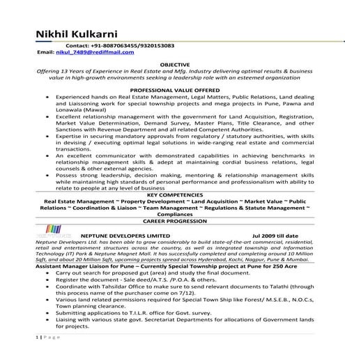 Narendra Kumar | DOC