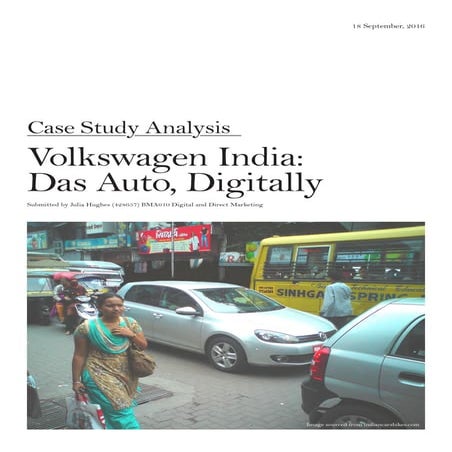 VW India Case Study Anaylsis_JuliaHughes_BMA610-2 | PDF | Automotive ...