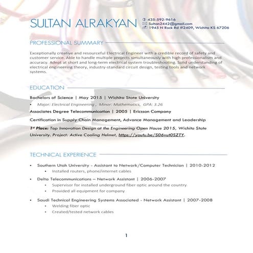 Sultan Alrakyan Final Resume Updated 5-25-15 | PDF